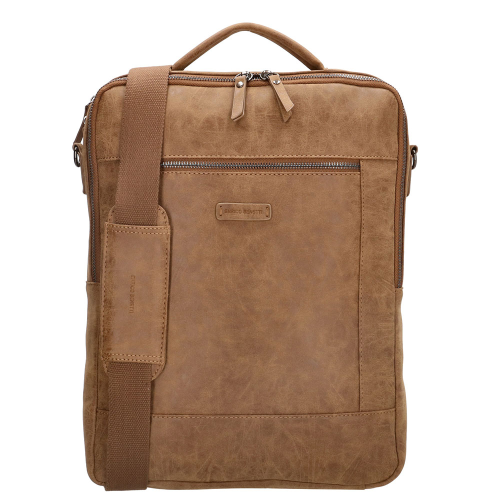 Enrico Benetti Nikki Backpack With Shoulder Strap 15" Camel - Tas2go